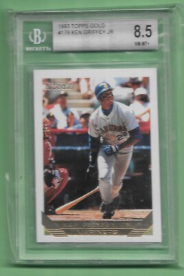 1993 Topps Gold Ken Griffey Jr. Seattle Mariners #179 BGS 8.5 | eBay