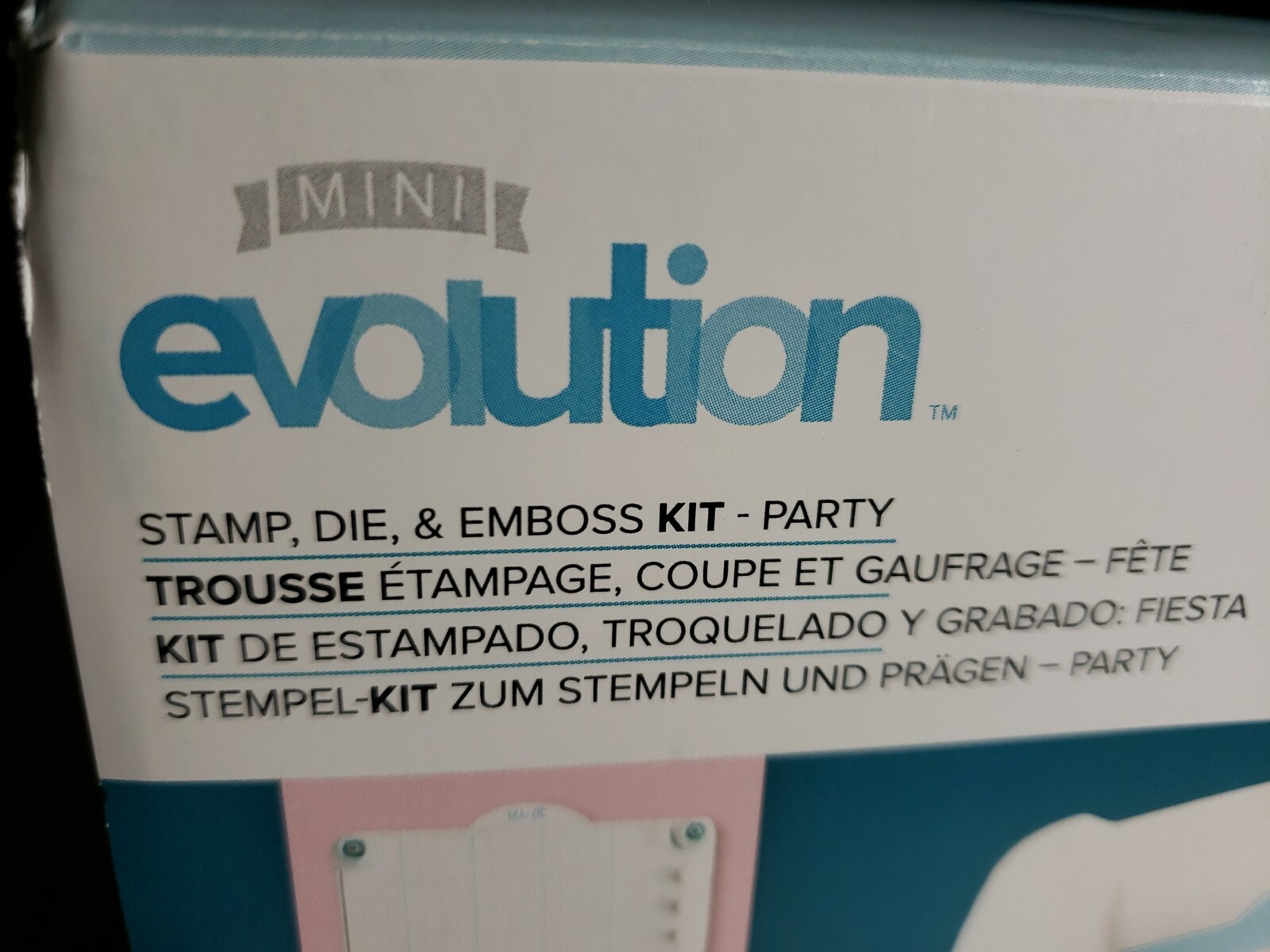 We R Memory Keepers Mini Evolution Stamp Die & Emboss Party Kit 82pc ...