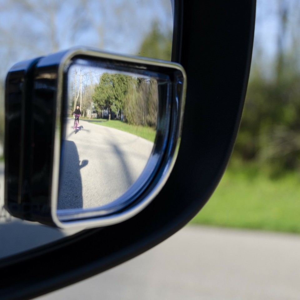 Auto Drive 2-PK SQUARE BLIND SPOT MIRRORS PUSH & ADJUST Drivers ...