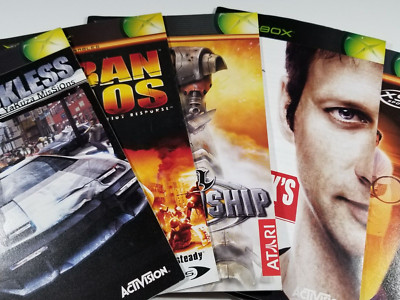 ¤ Microsoft Xbox Manual Instruction Booklet Game ¤ Tittle Choose Pick ...
