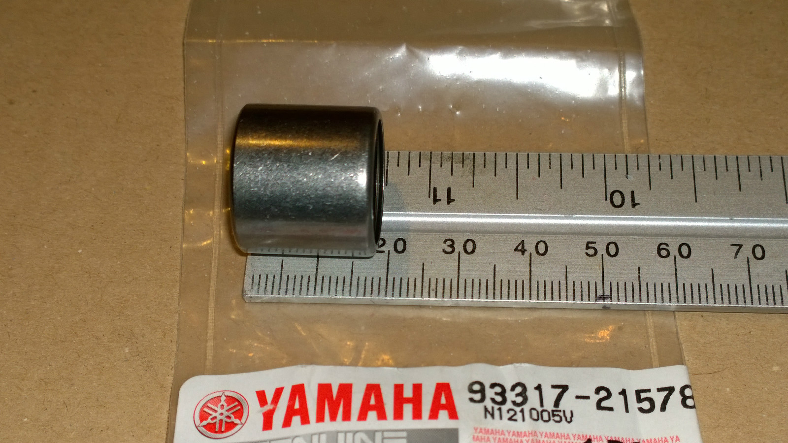 SNOWMOBILE New Genuine Yamaha Cylindrical Bearing P/No. 93317-21578 ...