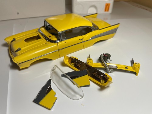 Danbury Mint 1957 Chevy Pro Mod PARTS OR DIORAMA with Box & Foam and ...