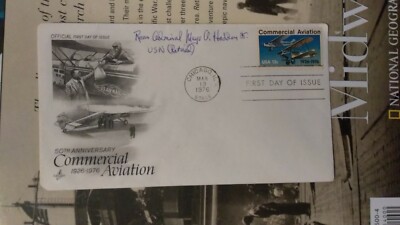 WWII Ace R/Adm. MAYO A. HADDEN, USN 8Vs VF-9 Signed FDC | eBay