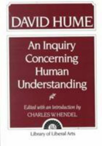 An Inquiry Concerning Human Understanding by Hendel, Charles ...