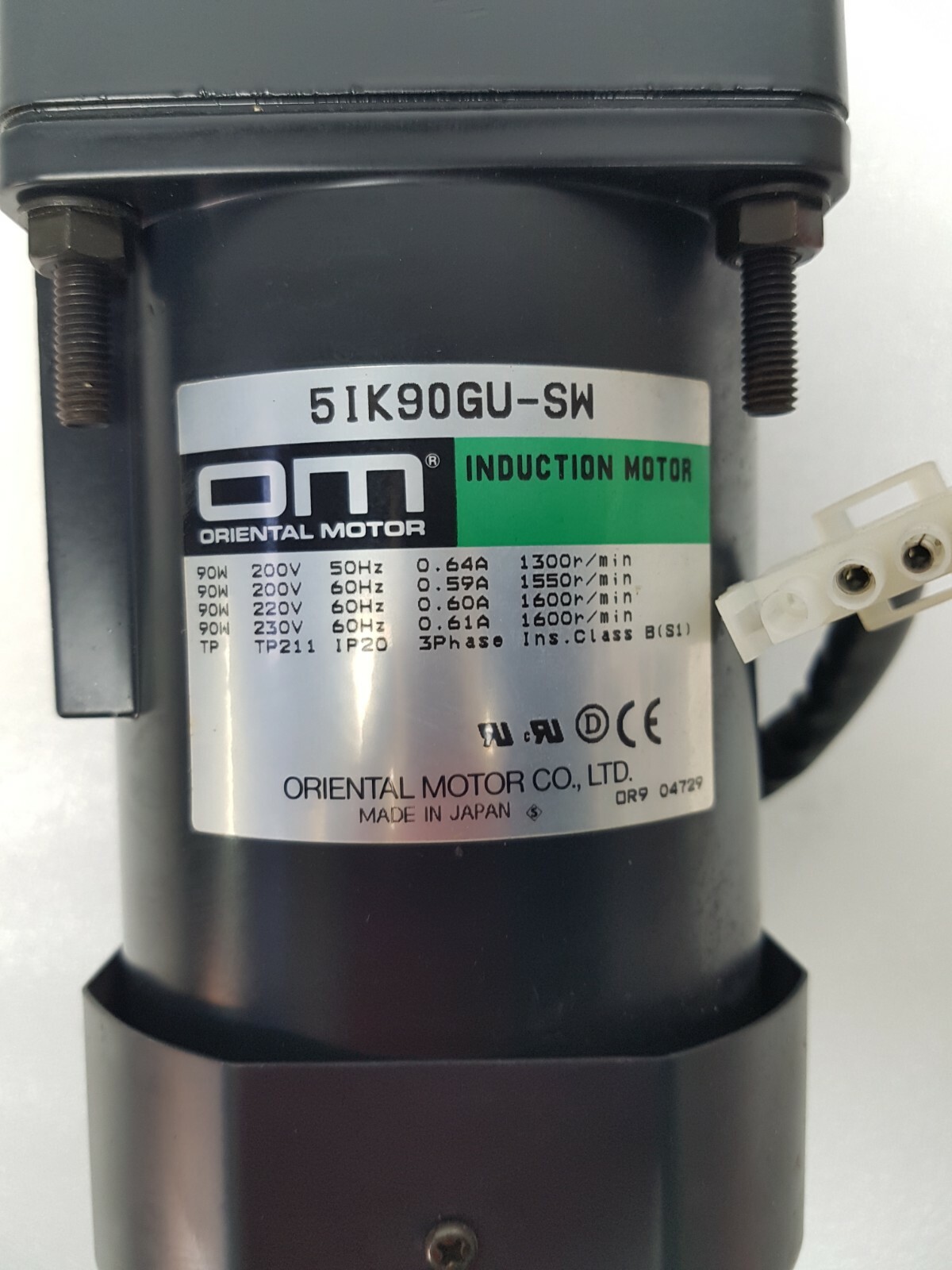 Oriental Motor Gear Head 5gu12.5kb 5GU125KB 77/128" Shaft Diameter for ...