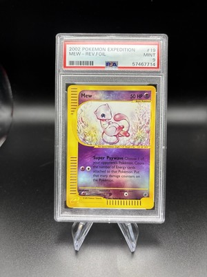 Pokemon Mew Expedition Reverse Holo Rare #19 PSA 9 Mint | eBay