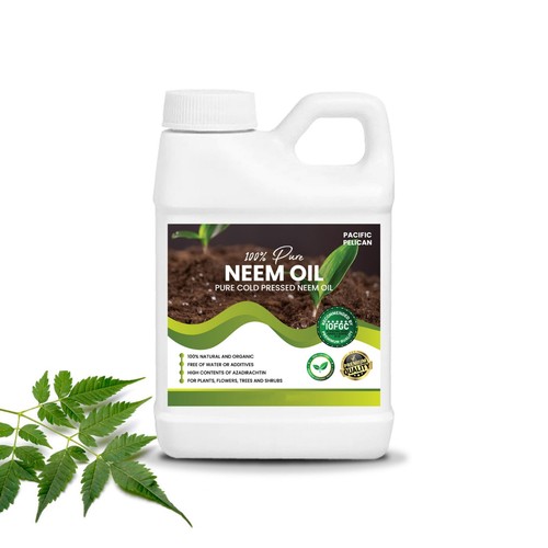 Pacific Pelican 100% Pure Cold Pressed Neem Oil – For Plants ...