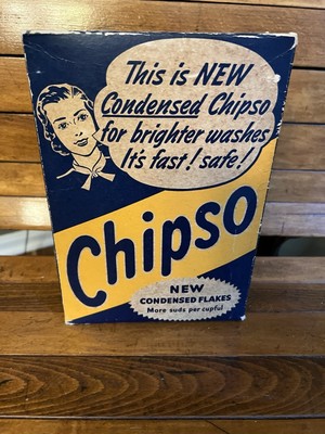 Vintage 1940’s Procter & Gamble Chipso Detergent “Wonder Flakes" NEVER ...