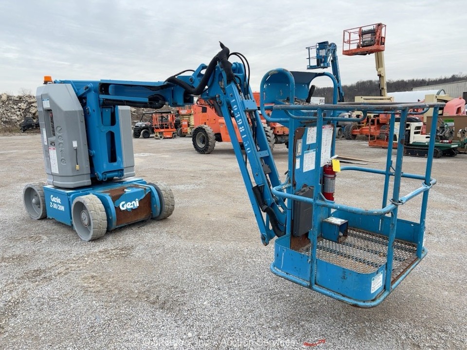 2015 Genie Z-30/20N RJ 30' Electric Articulating Boom Lift Platform Jib ...