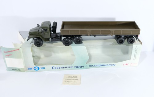 Elecon Russian Track Ural-44202 tractor truck & semitrailer Model ODAZ ...