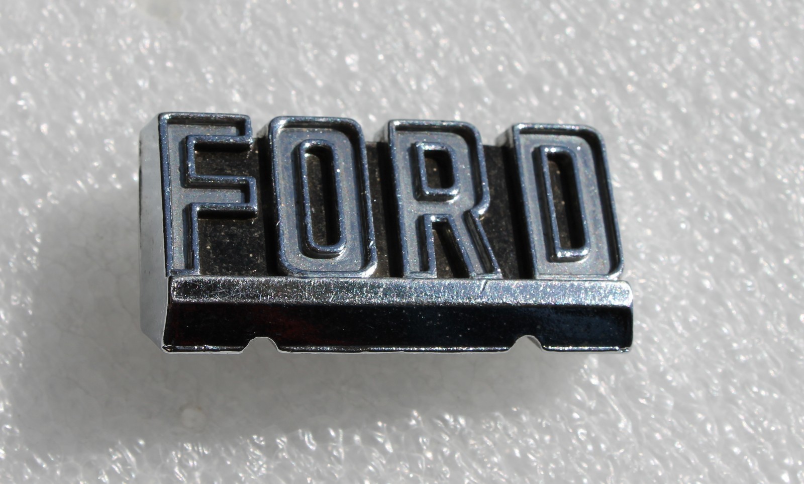 OEM 1950s FORD Block Letters EMBLEM 7043516-A For Latch Badge for sale ...