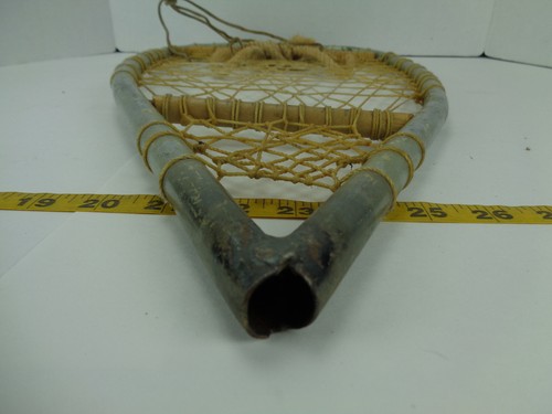 Homemade? Handmade? Metal Snowshoes Snow Shoes 25" long x 12-1/2" wide ...