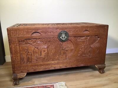 Chests - Carved Wood Chest