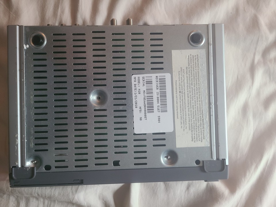 KVH TracVision M3 M1 DirecTv M10 Satellite Reciever Tested Marine RV ...