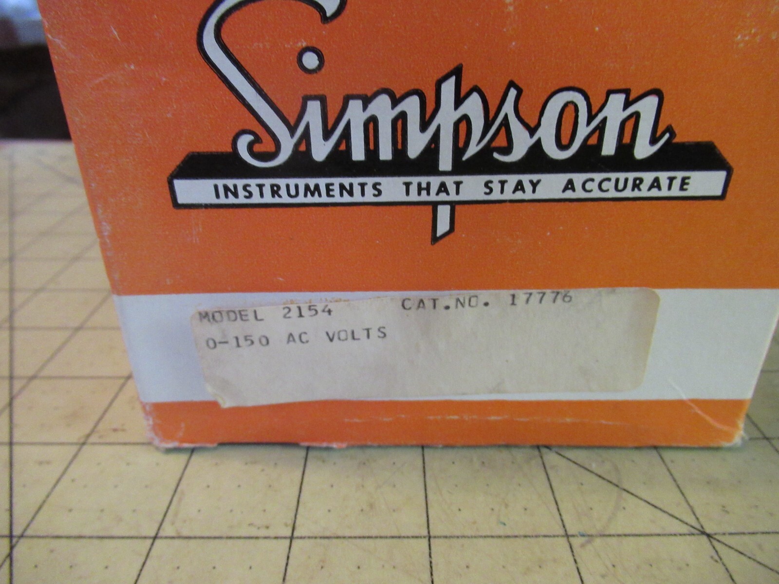 Large Vintage Bakelite Simpson AC 0-10 Amp Gauge 2154MD for sale online ...