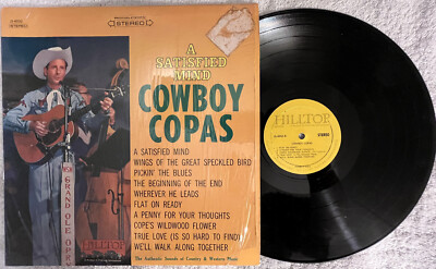 Cowboy Copas A Satisfied Mind LP Hilltop JS-6032 1966 Country Vinyl ...