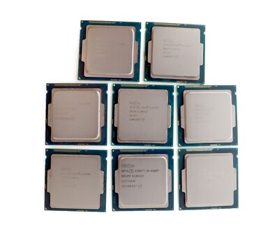 Lot of 8 Intel Core i3-4160T 3.1GHz LGA1150 SR1PH | eBay