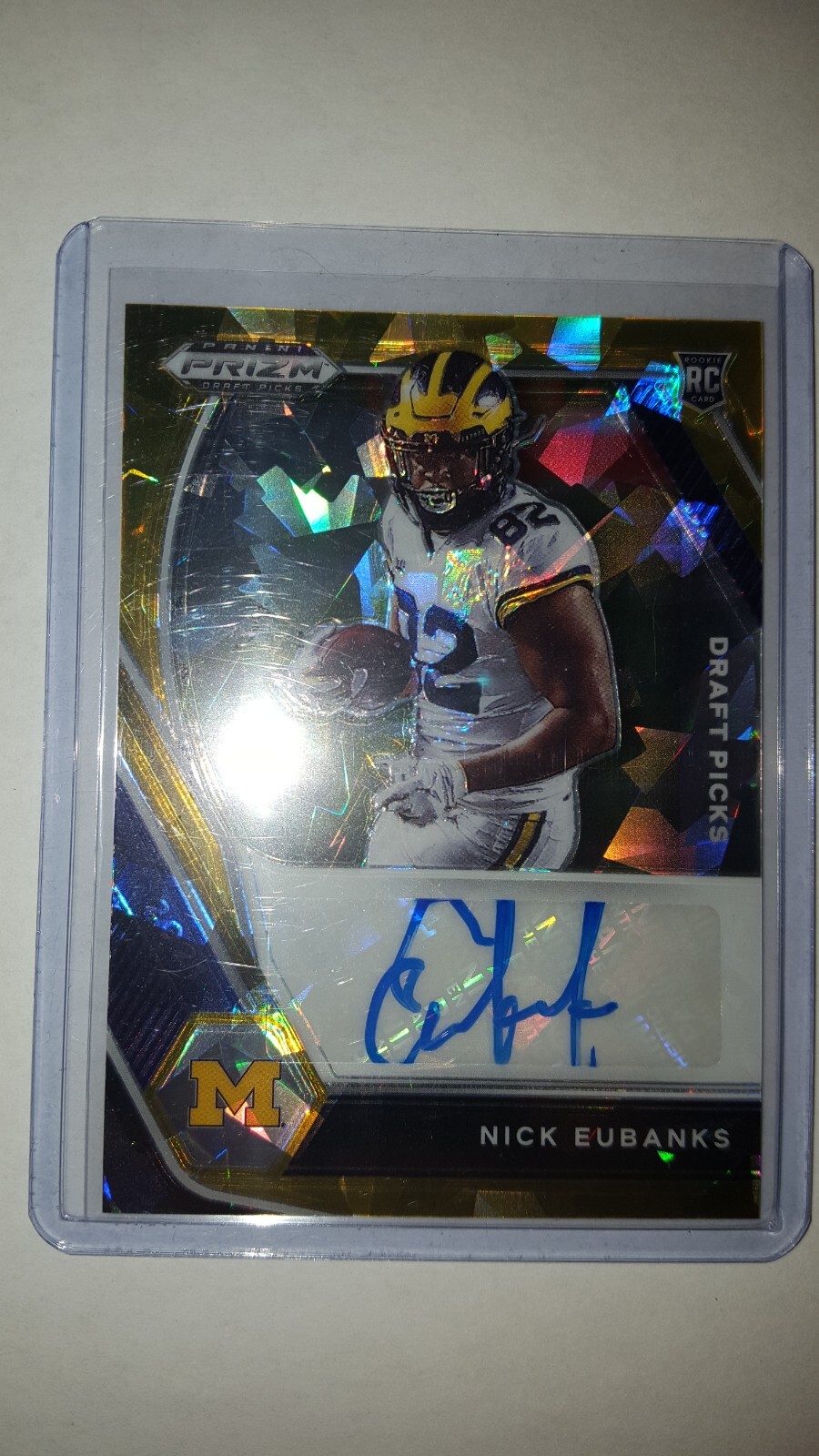 NICK EUBANKS 2021 Panini Prizm Draft AUTO Gold Ice RC #DPA-NIE Michigan Cowboys | eBay