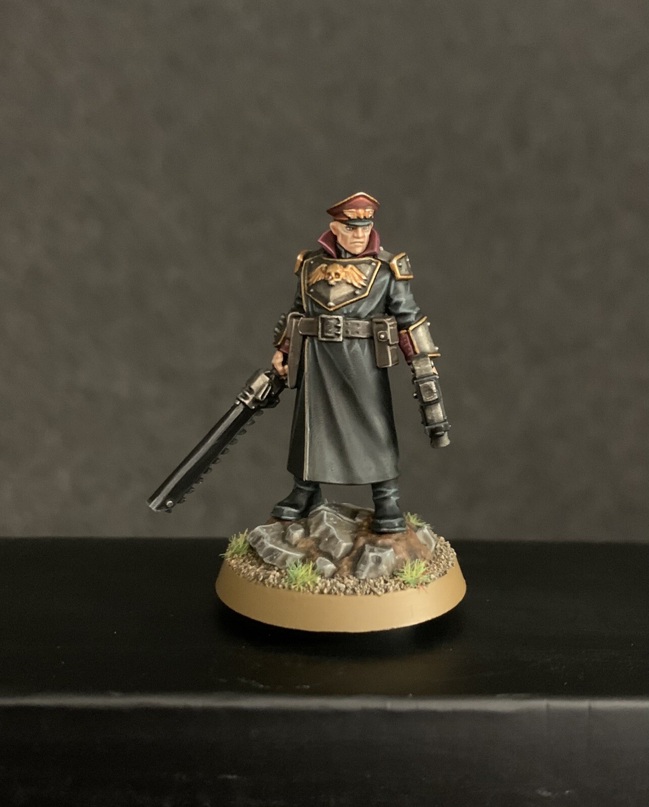 warhammer 40k Astra militarum Cadian commissar | eBay UK