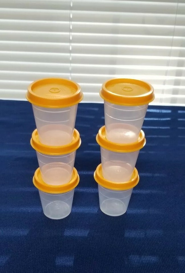 Tupperware Tupper Minis! Clear. 6. NEW! | eBay