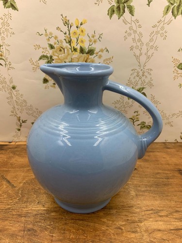 Fiesta Homer Laughlin Perwinkle Blue Pitcher Vintage Fiestaware | eBay