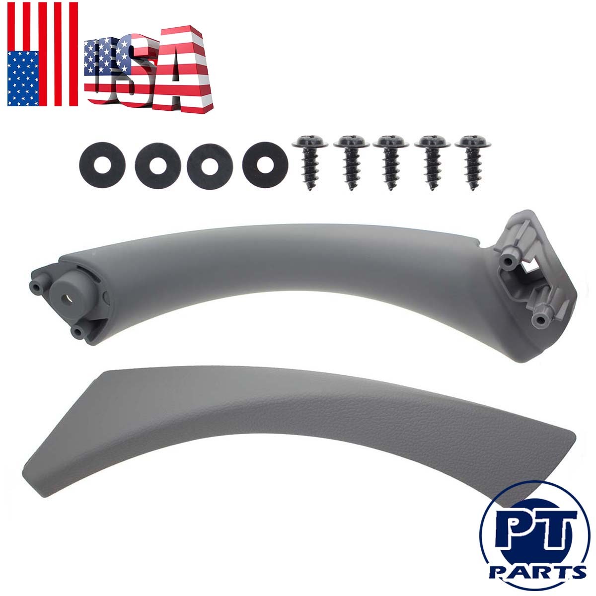 Inner+Outer+Door+Panel+Handle+%26+Pull+Trim+Cover+for+BMW+51419150338 ...