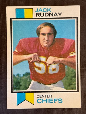 Jack Rudnay 1973 Topps Rookie Football Card #57 - Kansas City Chiefs ...