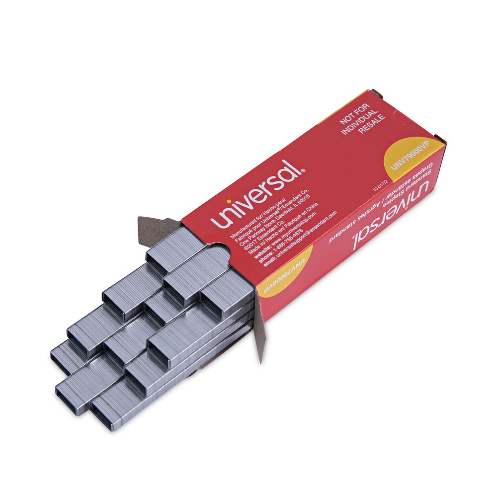 Universal 79000VP Standard Chisel Point Staples - Steel (25000/Pack ...
