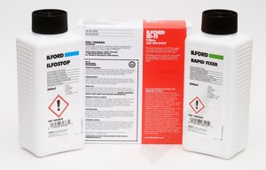 Ilford ID11 1L, Rapid Fixer, Stop Bath Black & White Film Developing ...