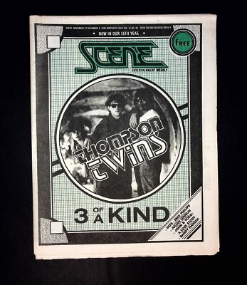 Scene Entertainment Vol 16 No 48, December 1985, Thompson Twins ...