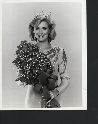 Miss America Pageant (1985) 7x9 Black & white TV photo #nn | eBay
