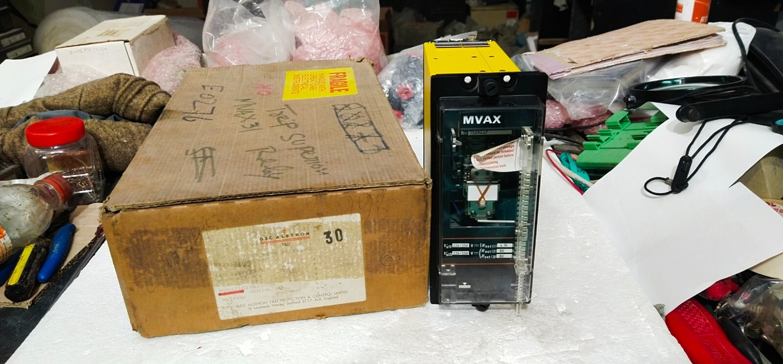 GEC Alsthom MVAX31C Trip Circuit Supervision Relay Grid Controller ...