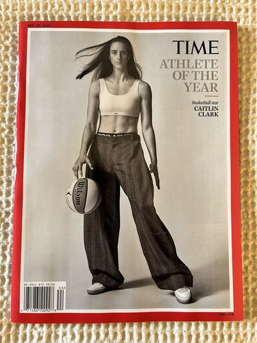 Caitlin Clark Time Magazine Cover Athlete of the Year December 2024 | eBay