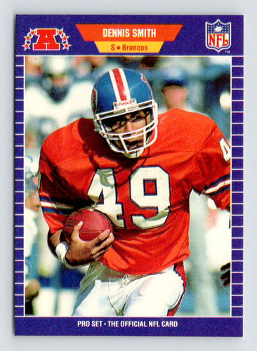 1989 Pro Set Card, #111 Dennis Smith, Denver Broncos Ring of Fame | eBay