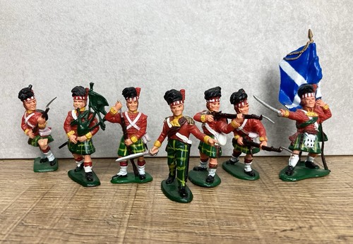 Timpo Waterloo Highlanders Factory Painted Vintage Plastic Toy Soldiers ...
