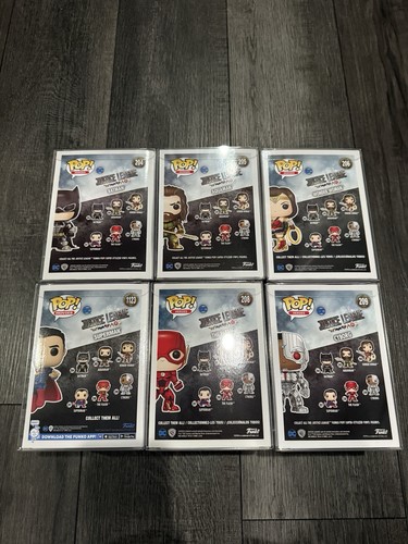 Funko Pop! Justice League 6 Pack-Batman, Superman Chase, Flash, WW ...