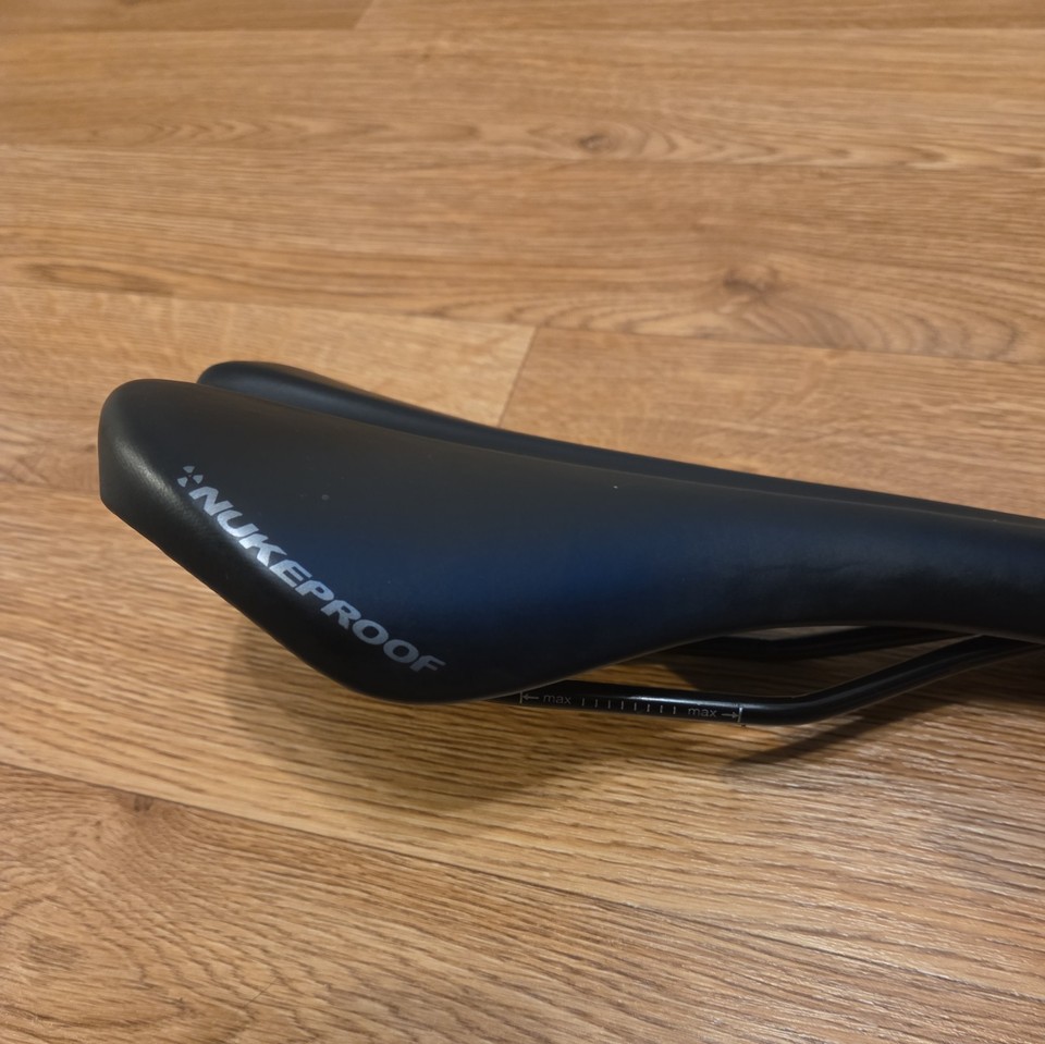 Nukeproof scout Trail Saddle. Cr-Mo Rails. DH, XC, MTB - Black- | eBay UK