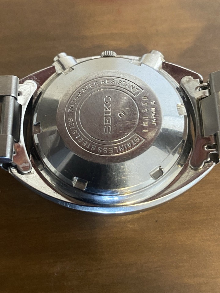 1971 SEIKO “Baby Jumbo” Automatic Chronograph Ref. 6139-7030 – Vintage ...