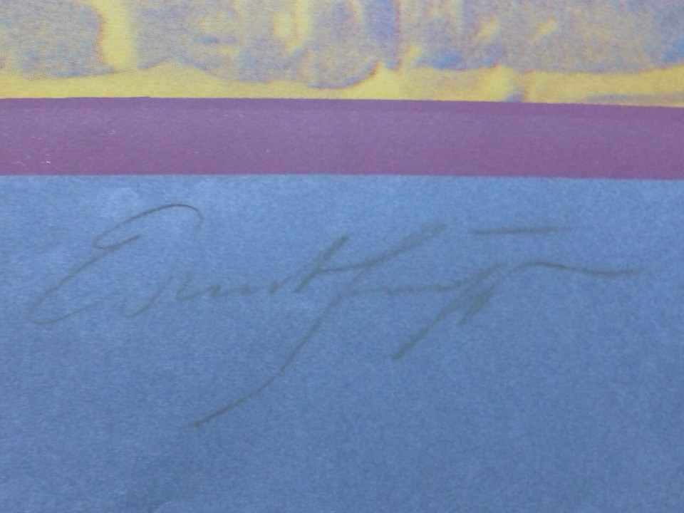 ERNST FUCHS "female back nude" HAND SIGNED LIMITED EDITION Serigraph ...