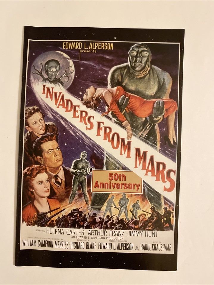 Invaders From Mars (DVD, 1953 Film) 50th Anniversary Special Edition w ...