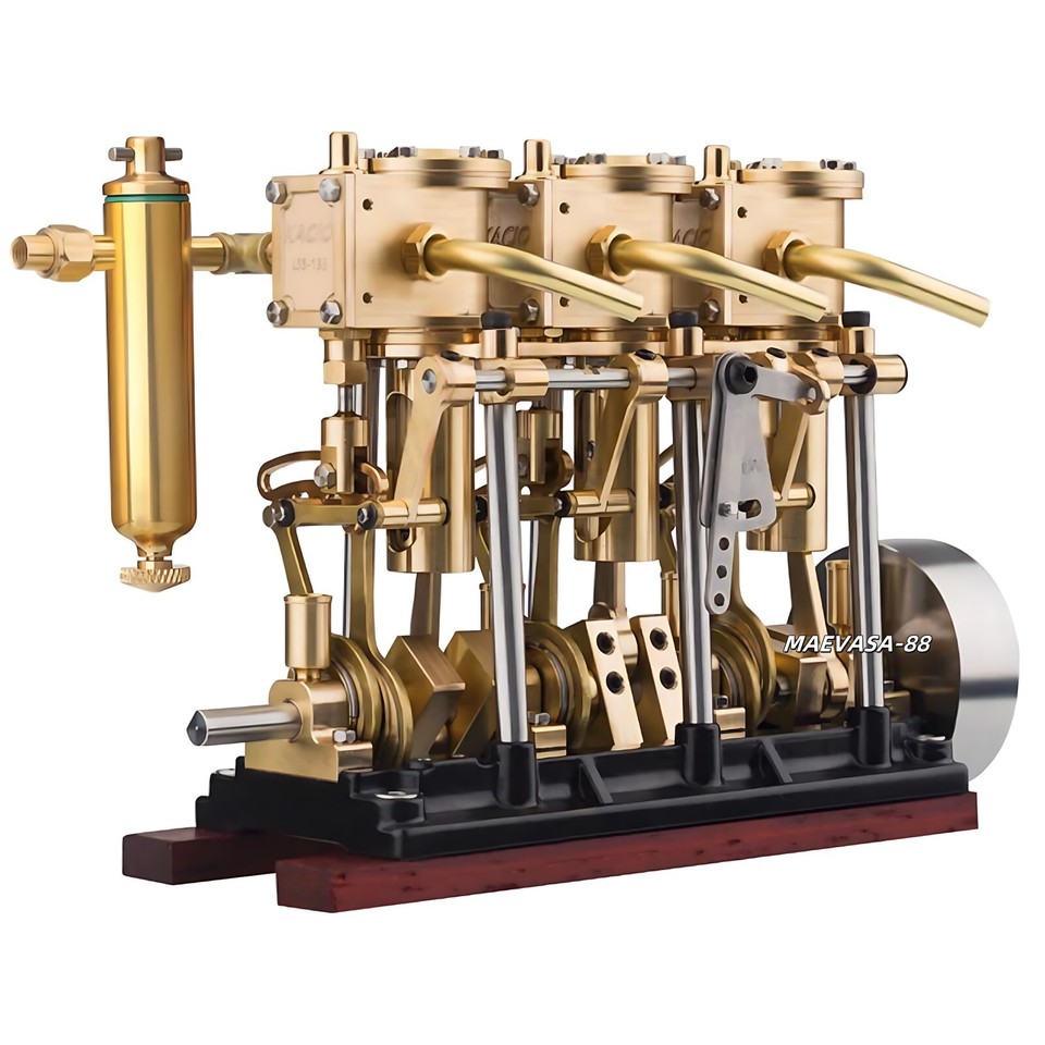 Powerful Reciprocating Steam Engine Model for 80-150cm Model Ship Toy ...
