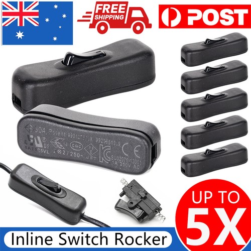 Inline Switch Rocker Lamp Power Extension Cord Lead Cable 4X4 12V 240V ...