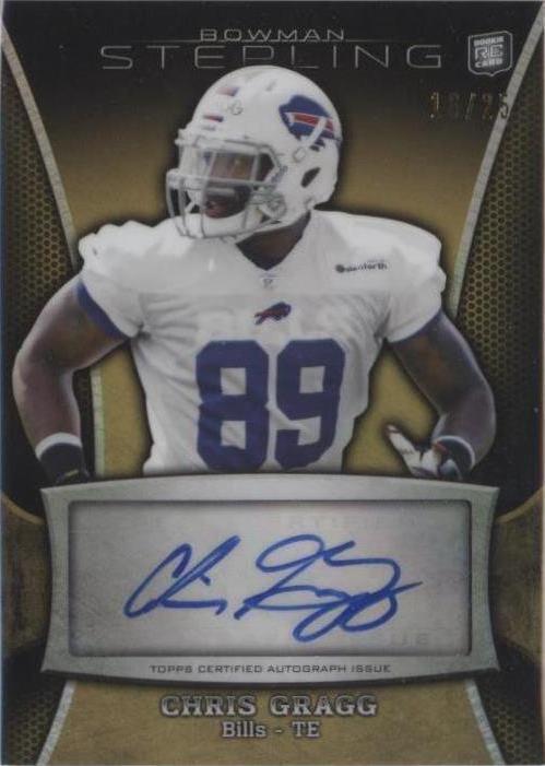 2013 Bowman Sterling - Autographs Chris Gragg #BSA-CG Gold Refractor ...
