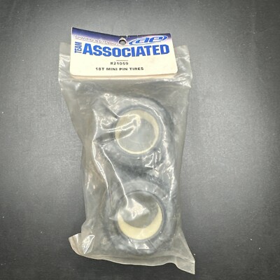 NOS NEW Team Associated RC18T Mini Pin Tires | eBay