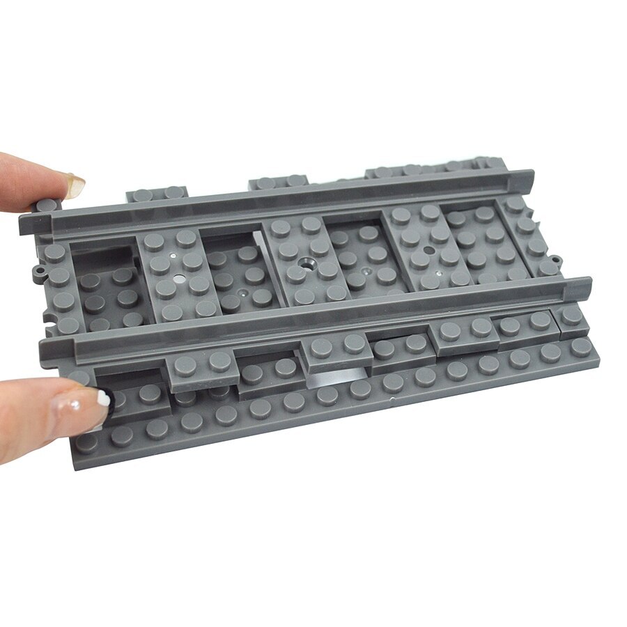 Track Crossing Switch Forked Rail for Lego Kit Train Building Blocks ...