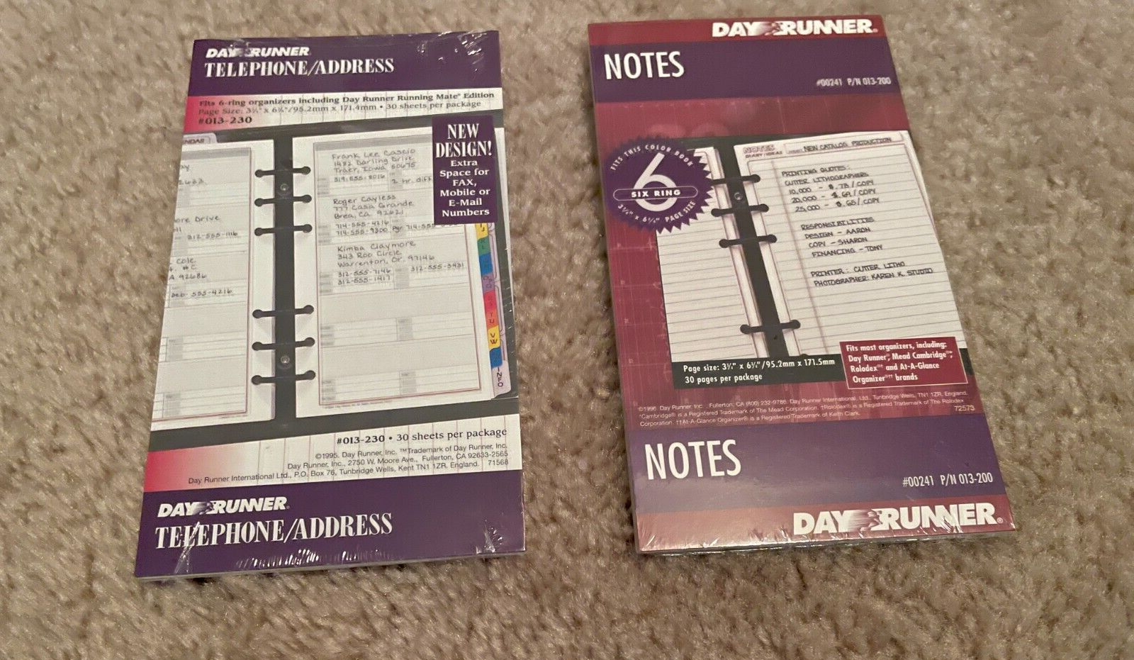 Day Runner Project Organizer/Planner | eBay
