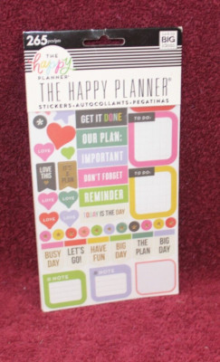Me & My Big Ideas The Happy Planner - Plan a Happy Life - 265 Stickers ...