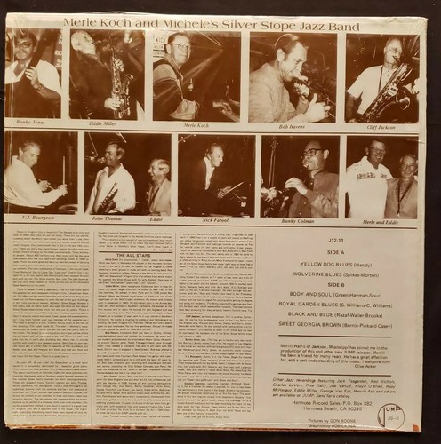 Merle Koch Michele's Silver Stope Jazz Band Eddie Miller Bob Havens ...