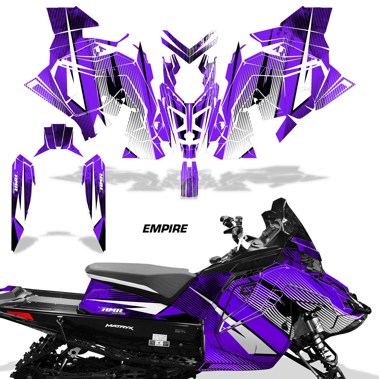 SLED Graphics Decals StickerS For Polaris Matryx Indy Assault 2020 ...