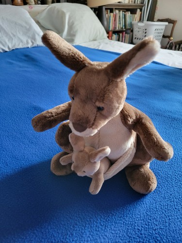 Plush KANGAROO Stuffed Animal by Gund with baby in pouch | eBay